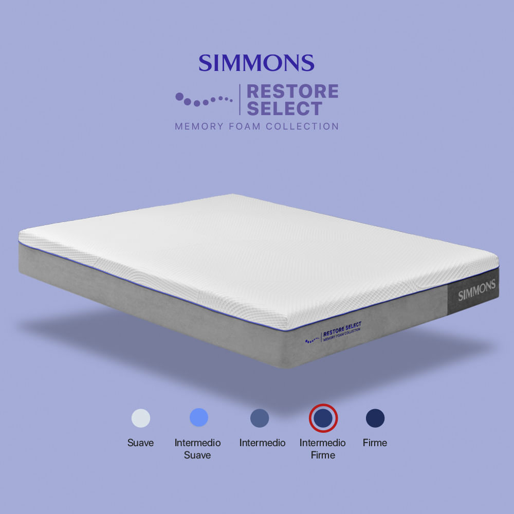 Colchón Restore Select Memory Foam Collection - Simmons Ecuador